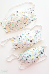 40 Free Face Mask Patterns + Printable Sewing Pattern PDF