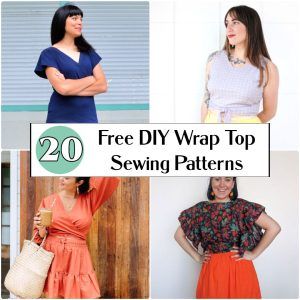 20 Free Wrap Top Patterns - Wrap Shirt Pattern