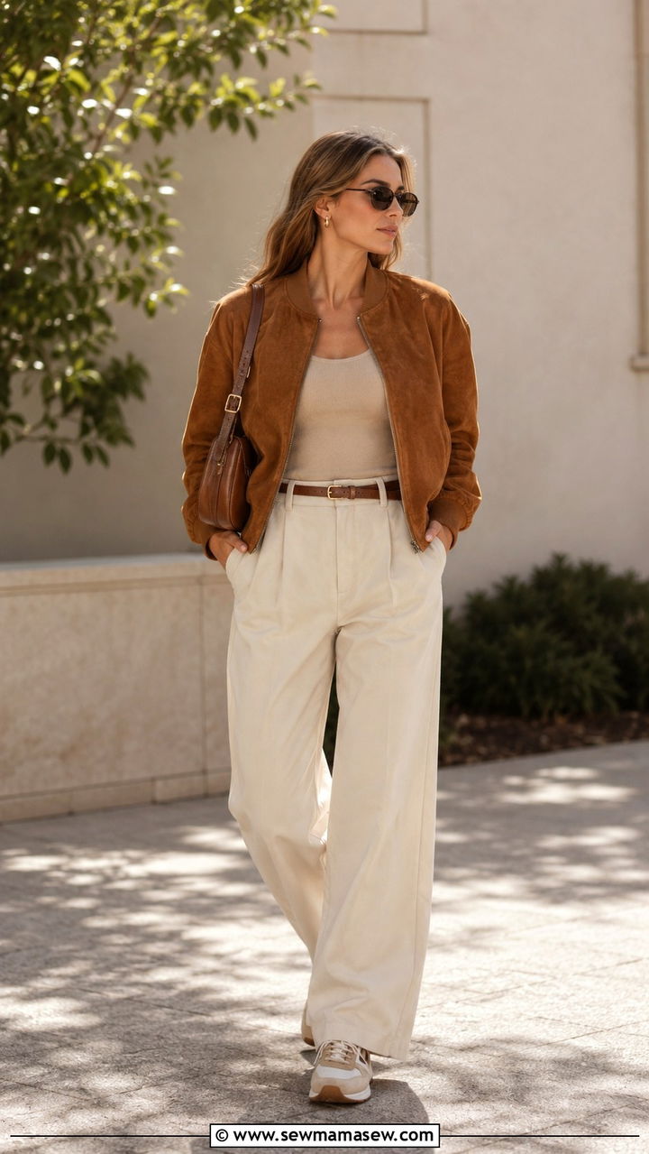 30 Spring Bomber Jacket Outfit Ideas for Cool Layering
