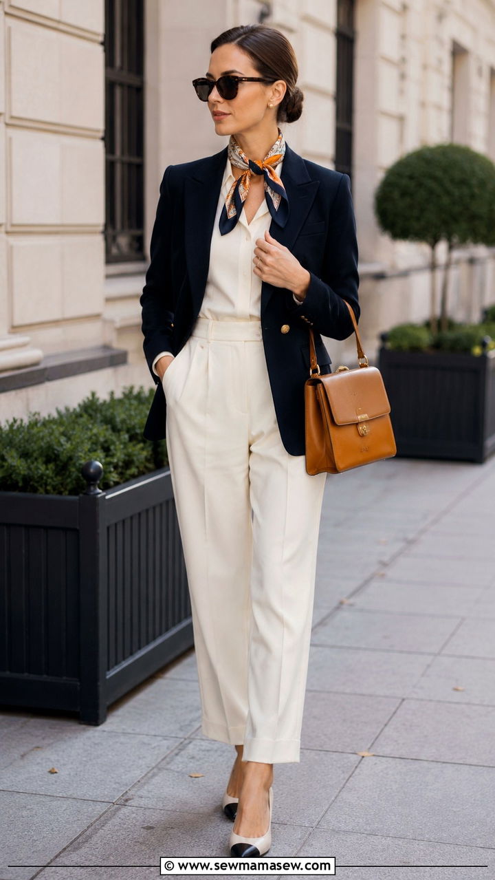 20 Old Money Outfit Ideas With Silk Scarf Hermes Style Looks