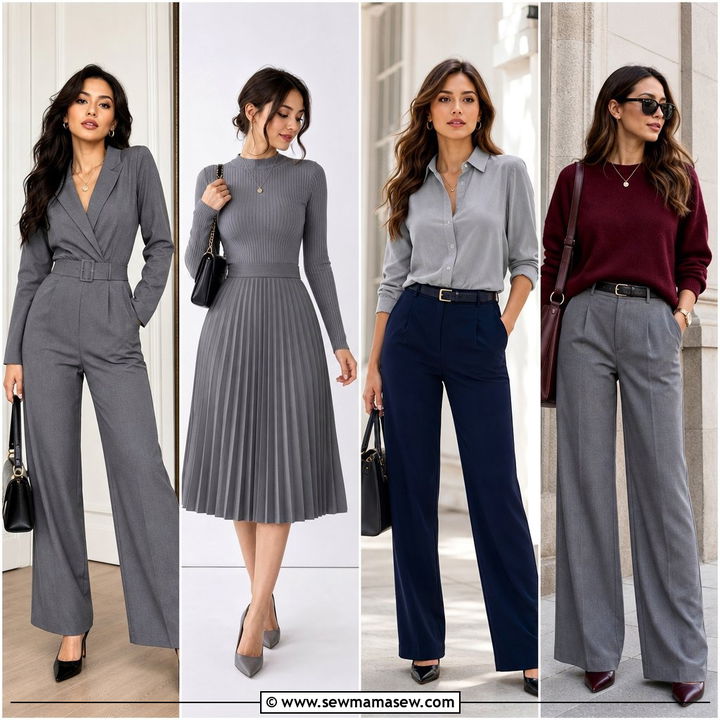 30 Gray Outfit Ideas For Work To Look Polished Daily
